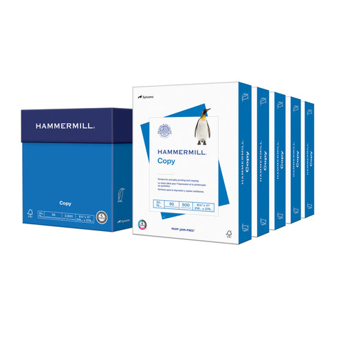 Hammermill Copy Paper, 20lb, 92 Bright