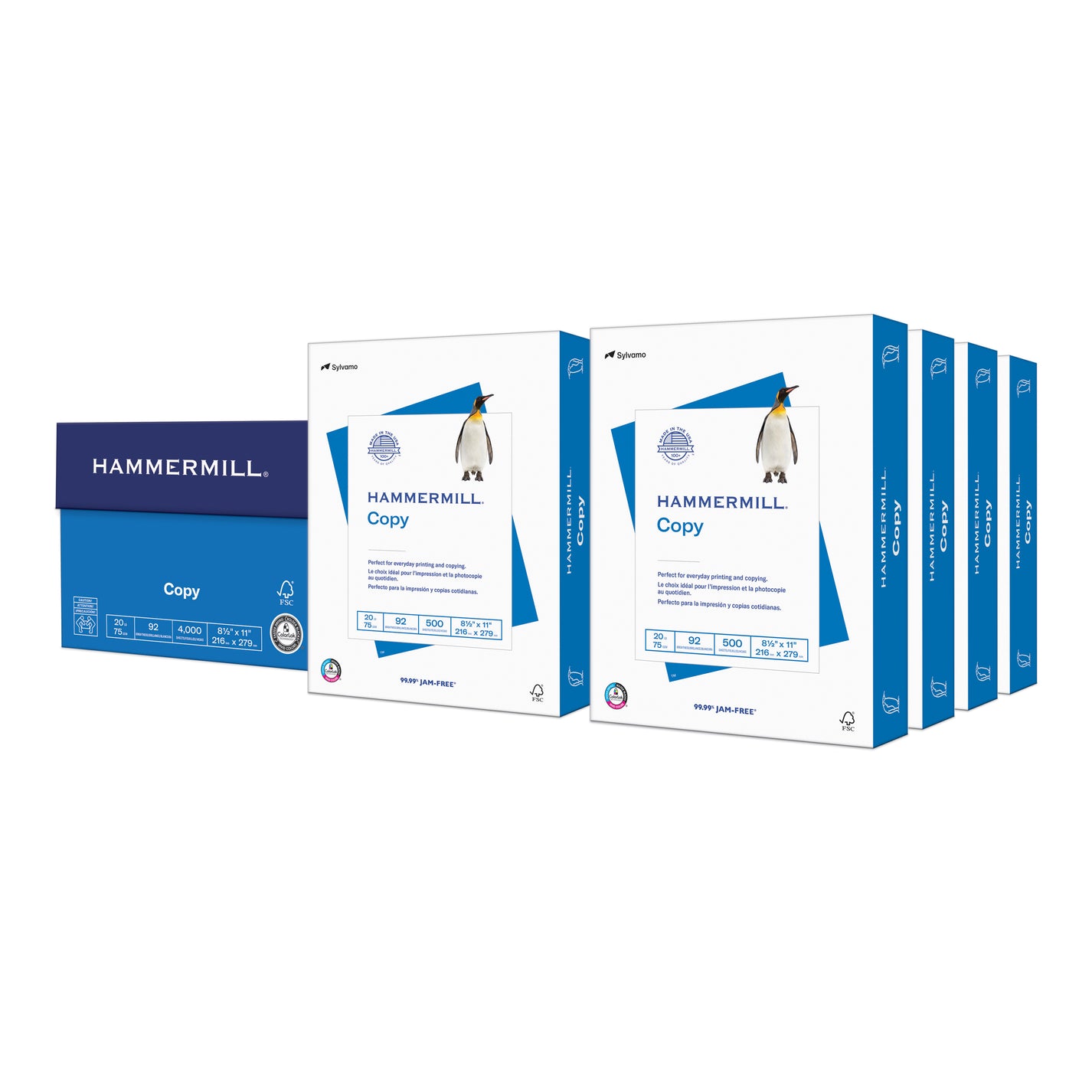 Hammermill Copy Paper, 20lb, 92 Bright